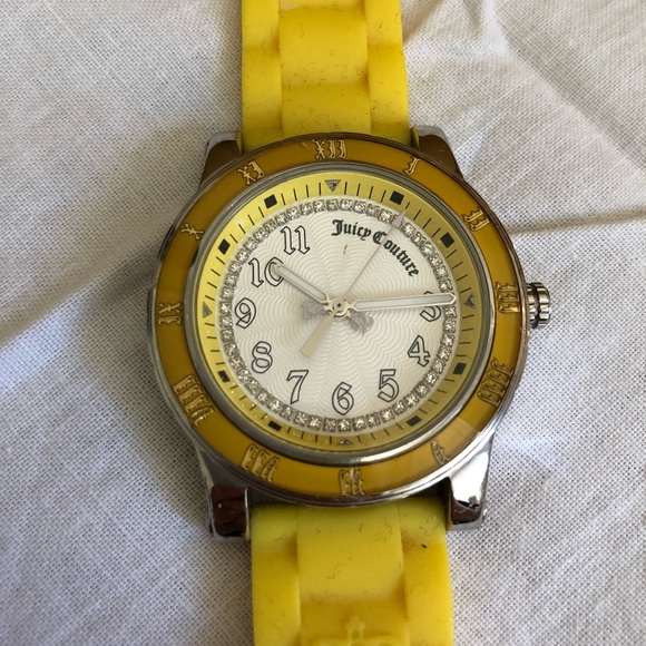 Juicy Couture | Accessories | Vintage Juicy Couture Yellow Jelly Watch ...